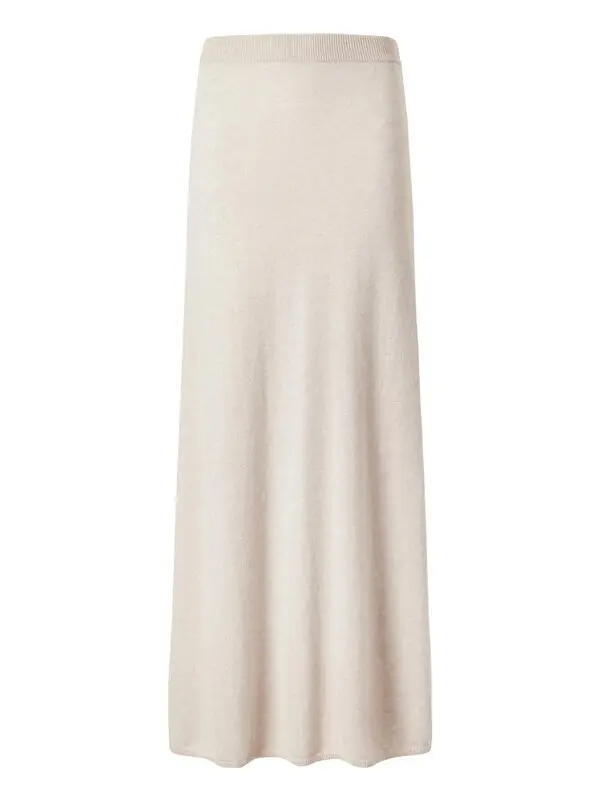 LISA YANG Cashmere Midi Skirt - Neutrals