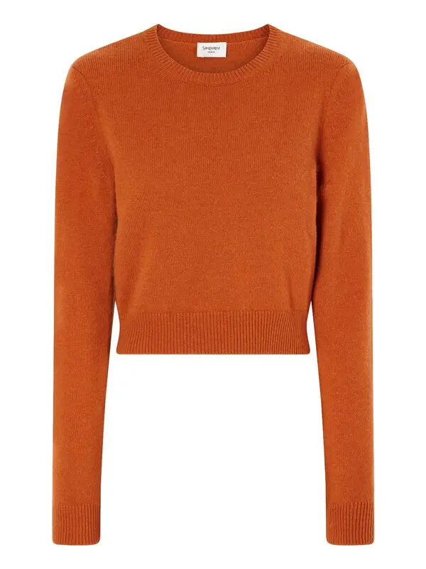 Saint Laurent Cashmere Sweater - Orange