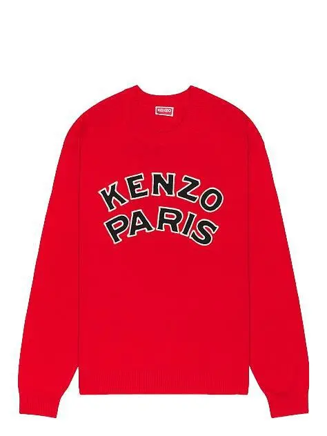 Kenzo Emblem Jumper - Cherry