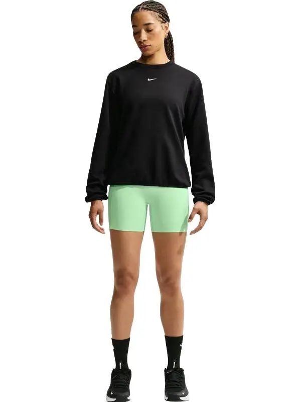 Nike Studio Fleece Sport Dri-fit Crew-neck Sweatshirt - Black