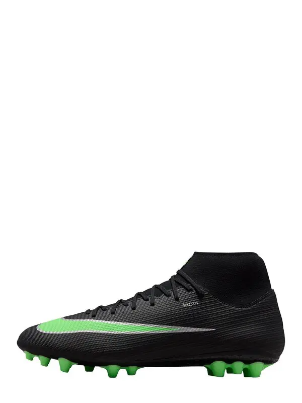 Nike Mercurial Superfly Academy Artificial-grass High-top Soccer Cleats - Black