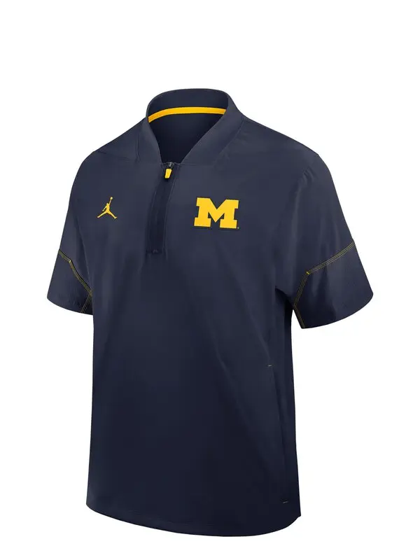JORDAN Brand Michigan Wolverines Coach Jacket - Blue
