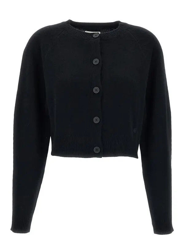 Loulou De Saison Heike Short Cardigan - Nero