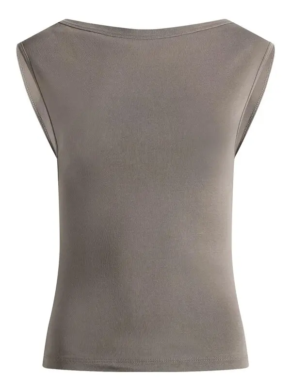ST. AGNI Organic Cotton Ballerina Top - Clay