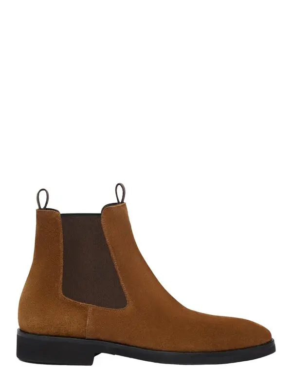 TOM FORD Suede Chelsea Boots - Brown