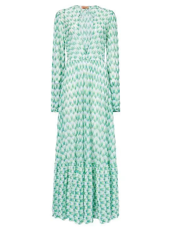 Missoni Cut-out Floral-print Knitted Cover-up - Multi