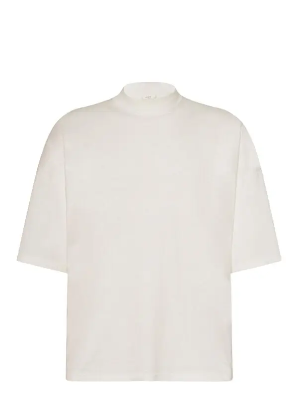 THE ROW Dustin Crewneck Jersey T-shirt - White