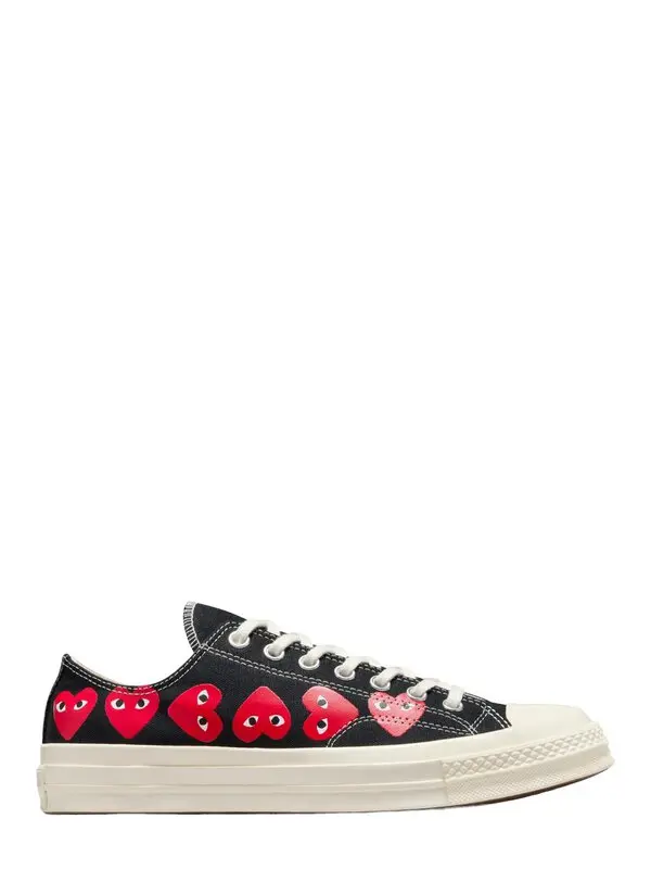 CONVERSE X COMME DES GARONS PLAY Chuck 70 Low Top Sneakers - Black