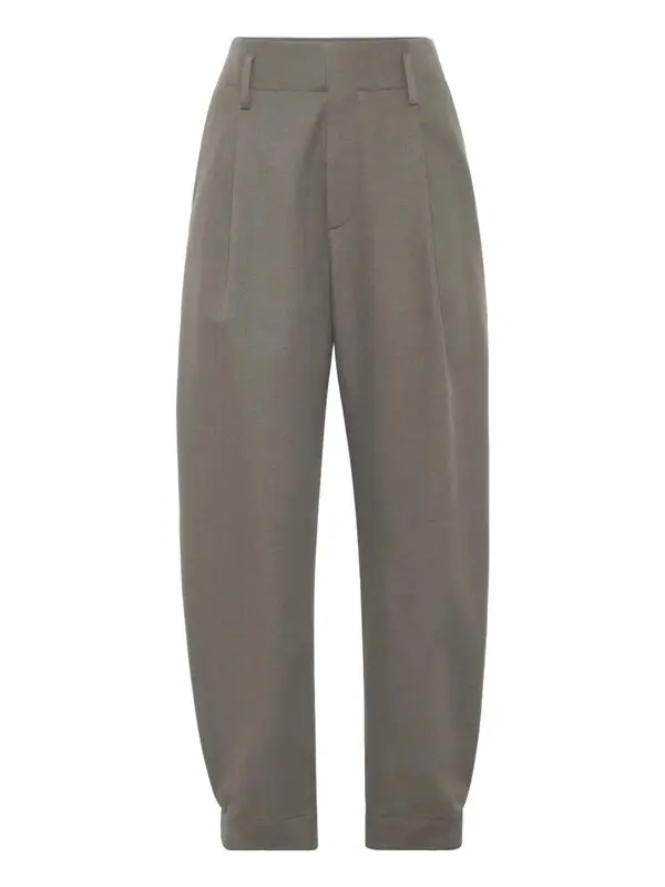 Brunello Cucinelli Tailored Straight-leg Trousers - Gray