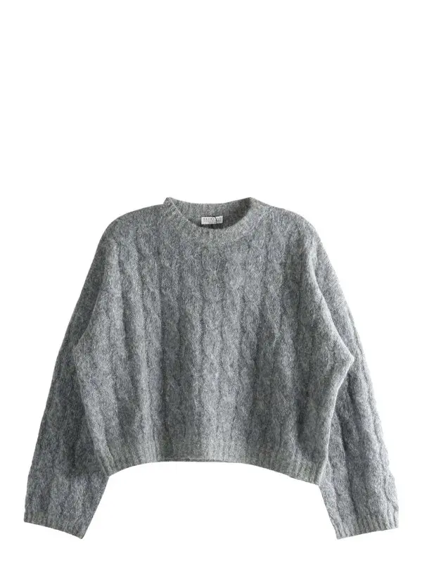 Brunello Cucinelli Crewneck Knitted Sweater - Gray