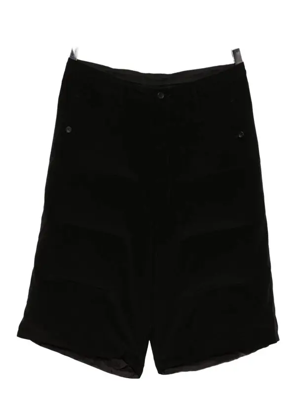 Yohji Yamamoto Padded Short Pants - Black