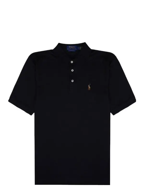 Polo Ralph Lauren Logo-embroidered Polo Shirt - Black