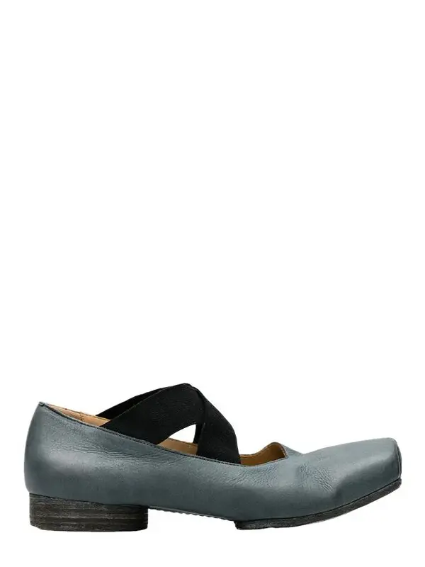 UMA WANG Square Toe Ballerina - Blue