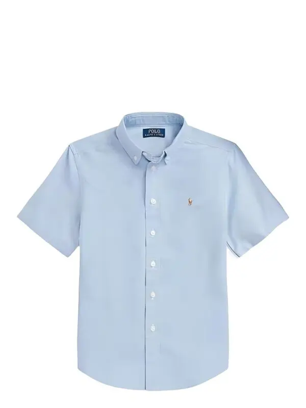 Polo Ralph Lauren Short Sleeve Button-down Shirt - Blue