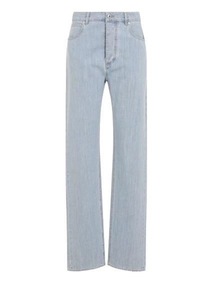Bottega Veneta Light Chambray Straight Jeans - Blue