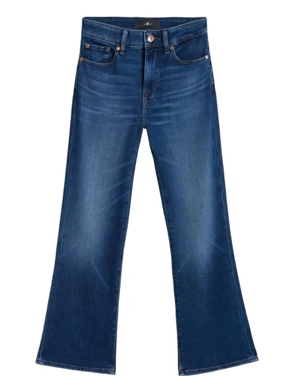 7 For All Mankind Cropped Boot In Slim Illusion Jeans - Current