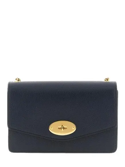Mulberry Small Darley Chain Linked Shoulder Bag - Blue