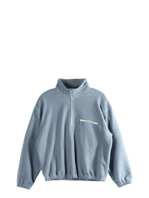 RIER Half-zip Fleece Sweatshirt - Blue