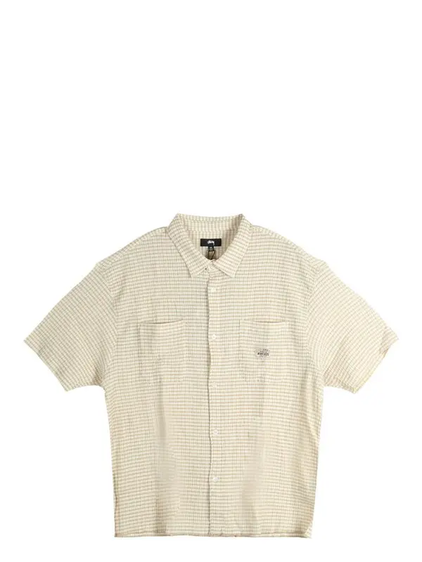 StÜssy Chequered Pocket Shirt - Nude