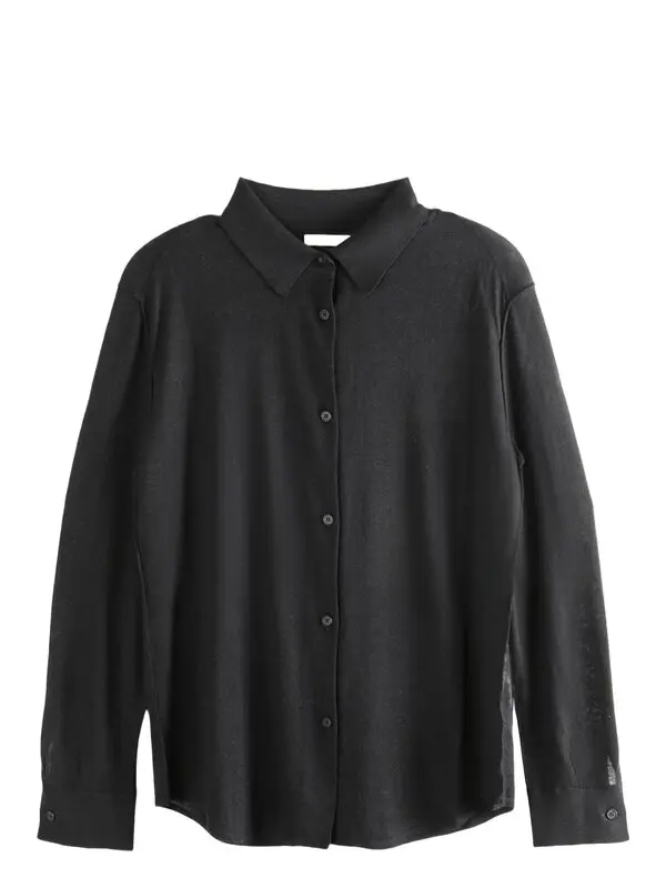 THE ROW Nafari Buttoned Shirt - Black