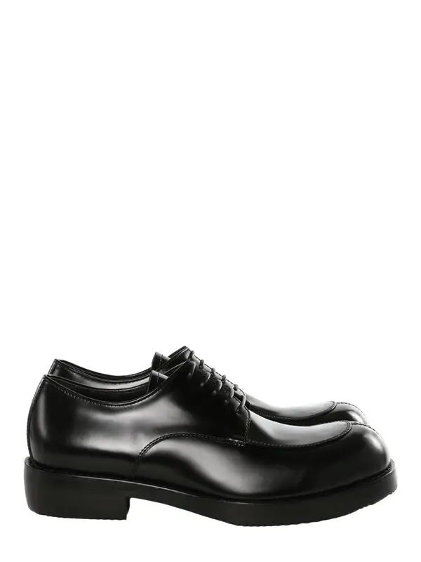 Dries Van Noten Leather Lace-up Shoes - Black
