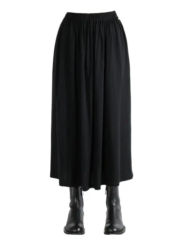 Extreme Cashmere Mary Elasticated Pleated Skirt - Black
