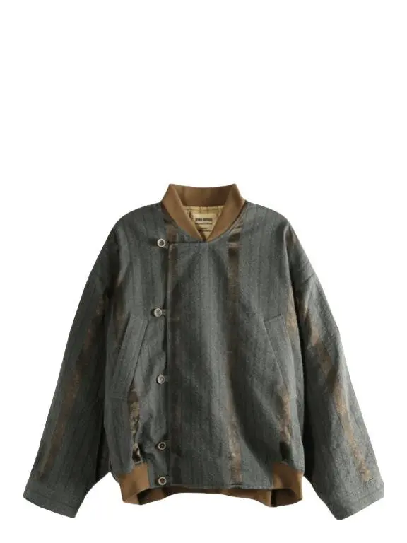 UMA WANG Jovan Jacket - Grey/brown