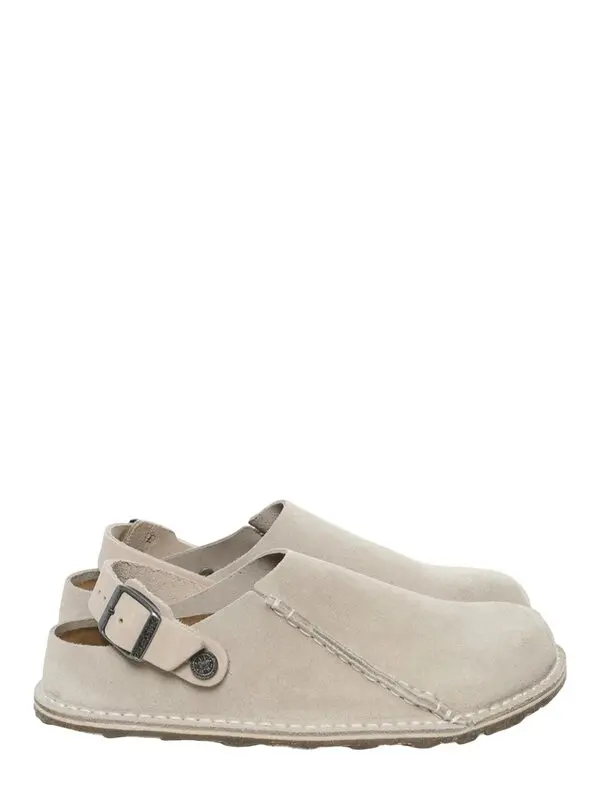BIRKENSTOCK Lutry Premium Mules With Adjustable Clasp - Nude