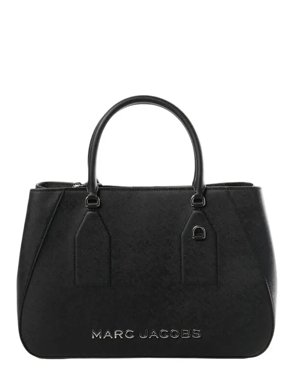 Marc Jacobs Logo Plaque Tote Bag - Black