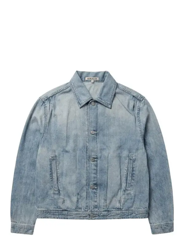 Auralee Long-sleeved Denim Jacket - Gray