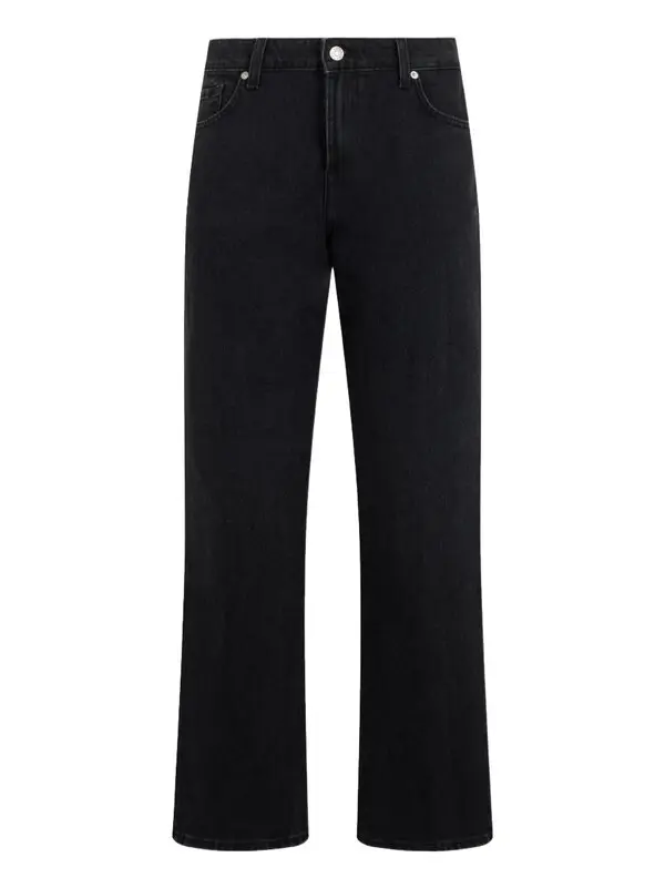 7 For All Mankind Straight Leg Jeans - Black