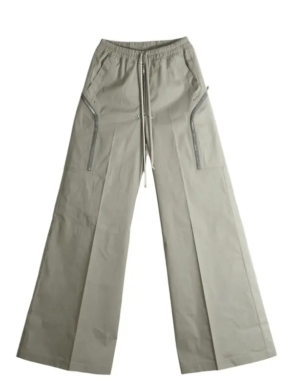 Rick Owens Drawstring Wide-leg Casual Pants - Gray