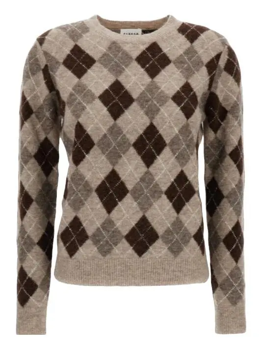 P.a.r.o.s.h Argyle Knit Sweater - No