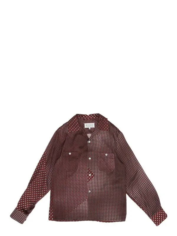 MAISON MARGIELA Paisley-print Button Shirt - Red