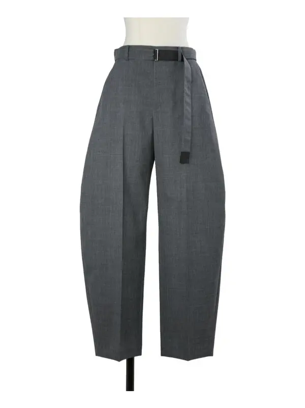 Sacai Belted Suiting Pants - Grey