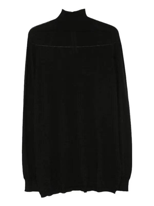 Rick Owens Long Sleeve Knit Top - Black