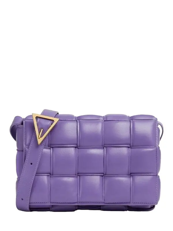 Bottega Veneta Cassette Strapped Crossbody Bag - Purple