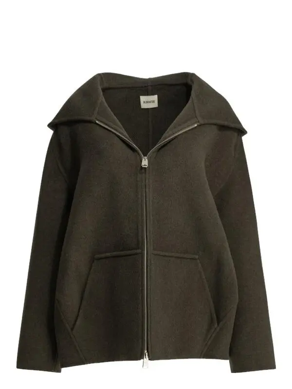 Khaite Double-face Hooded Jacket - Black