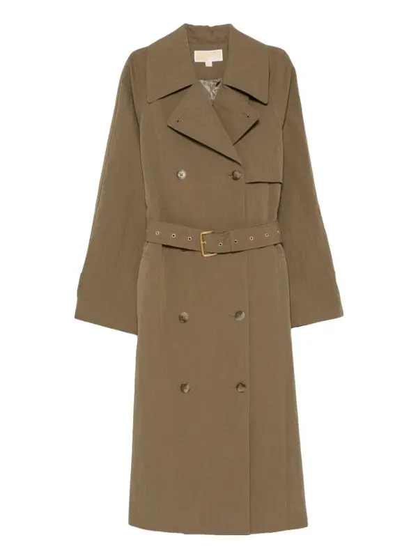 Michael Kors Oversized Washed Cotton And Nylon Trench Coat - Suitcase