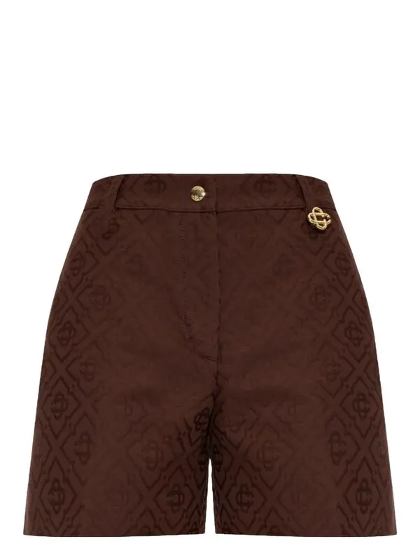 Casablanca Belt Loop Shorts - Brown