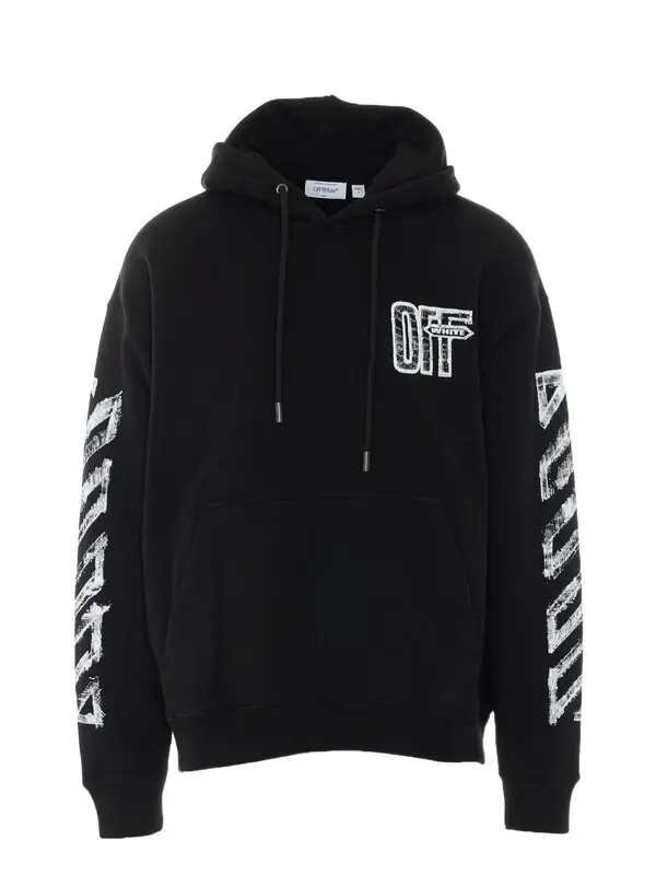 Off-White Motion Arrow Hoodie - Black