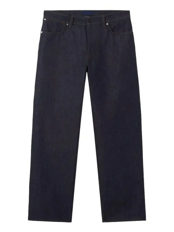 Stone Island Indigo Denim Raw Jeans - Black