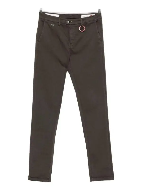 TRAMAROSSA Luis Logo-patch Tailored Trousers - Black