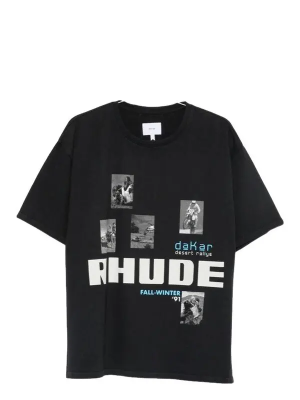 Rhude Crew Neck T-shirt - Black