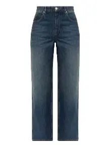 Isabel Marant Étoile Wide-leg Cropped Jeans - Blue