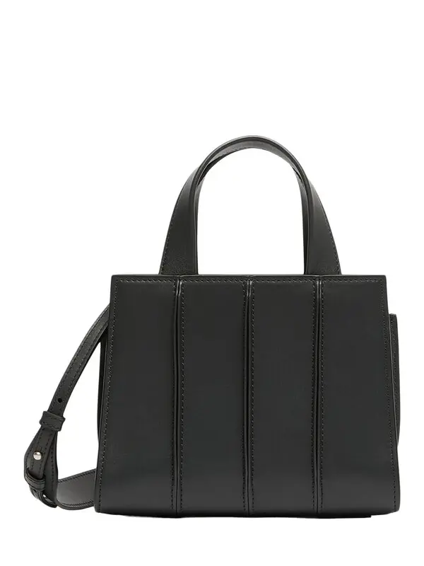 Max Mara Micro Quilted Whitney Top Handle Bag - Grey