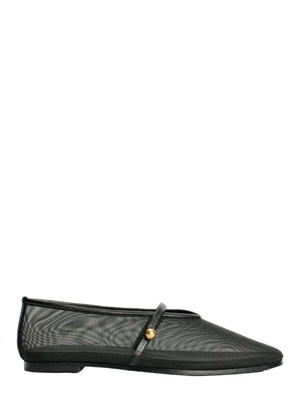 BY MALENE BIRGER Ayda Mesh Ballerinas - Black