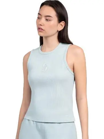 STARTER Seattle Mariners Pastels Ribbed Tank Top - Mint