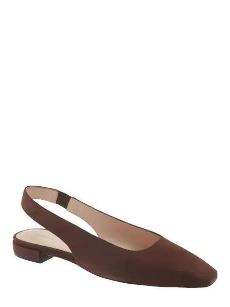 STUART WEITZMAN Stassi Slingback Flat - Walnut