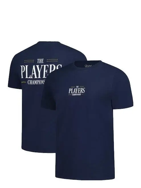 BARSTOOL GOLF 2025 The Players Varsity Logo T-shirt - Navy